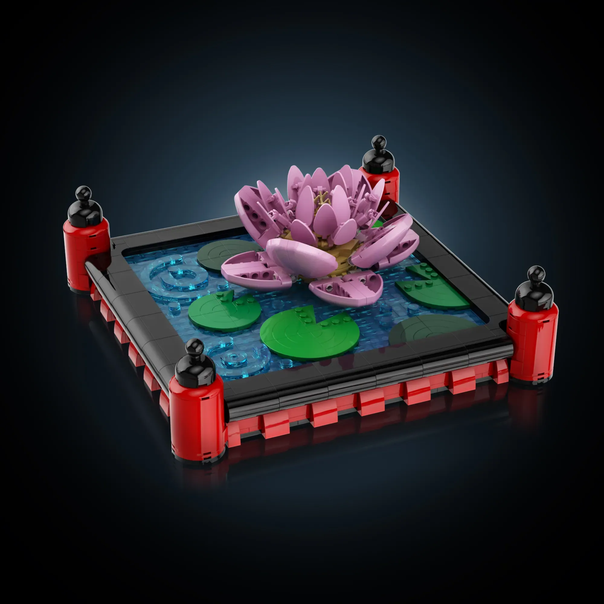 Lotus Flower in Mini Pool | LEGO® Ideas