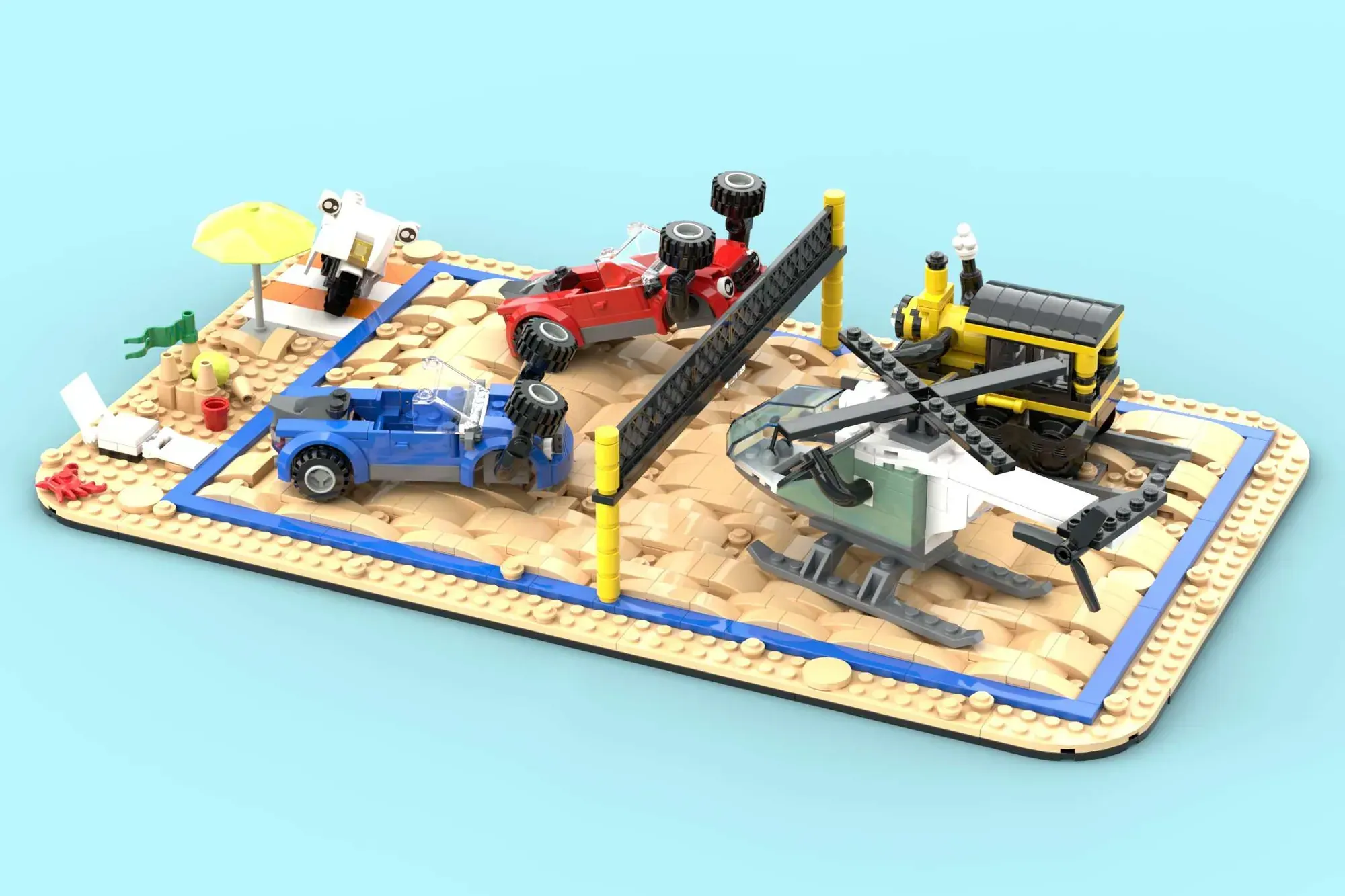 Mashup Madness: Vehicles Beach Volleyball | LEGO® Ideas