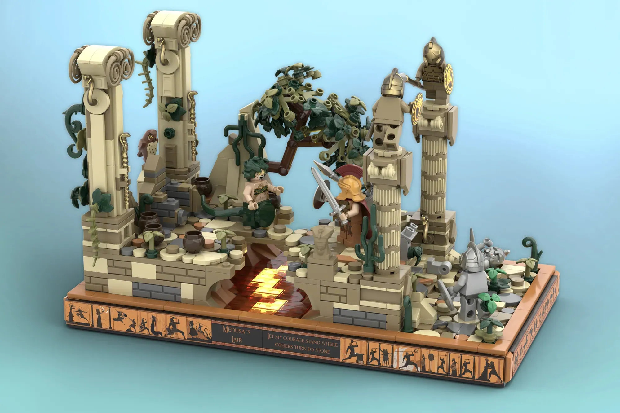 Medusa's Lair Diorama | LEGO® Ideas