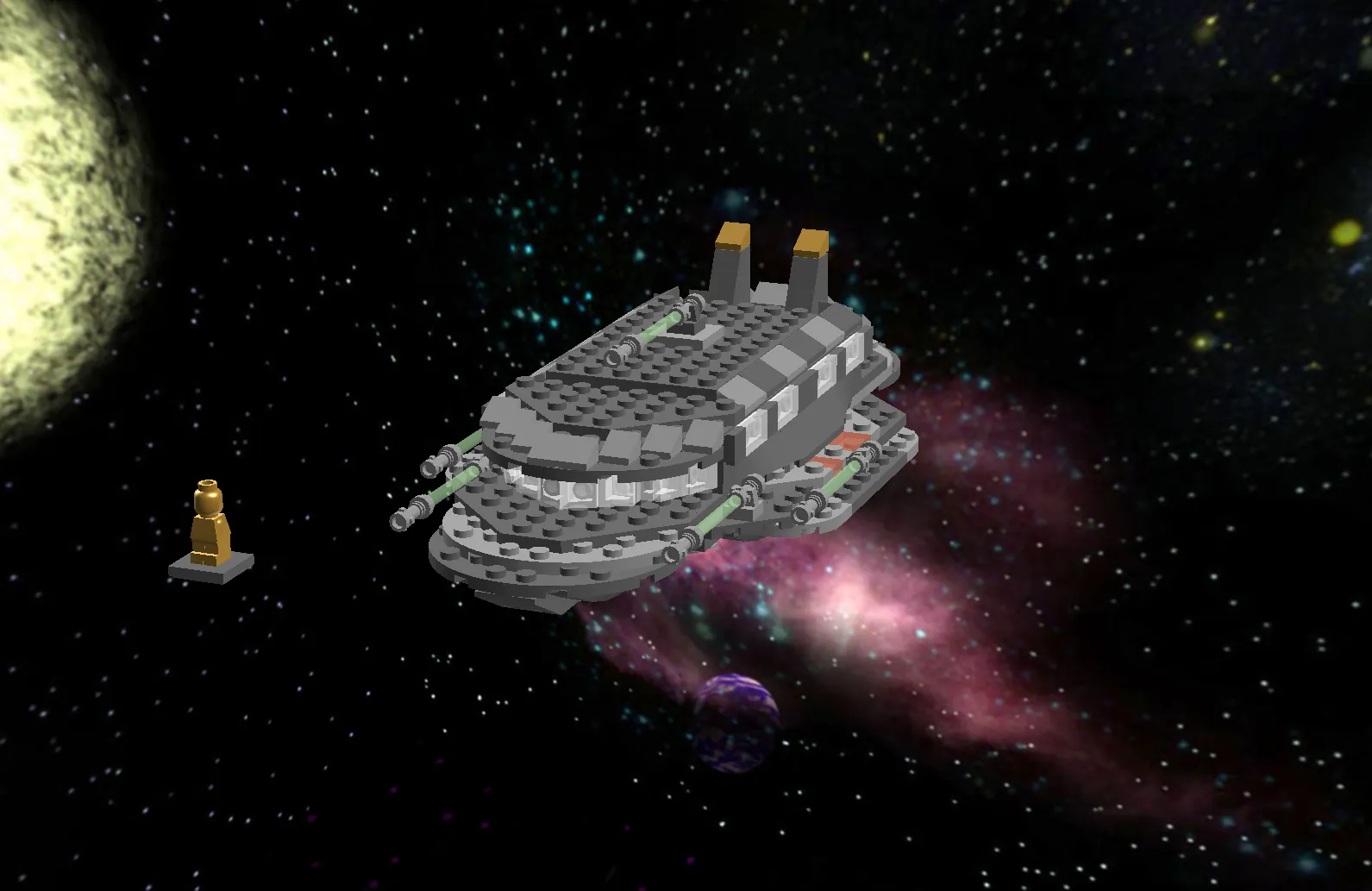 Micro Collector Series, Interplanetary Discovery Cruiser | LEGO® Ideas