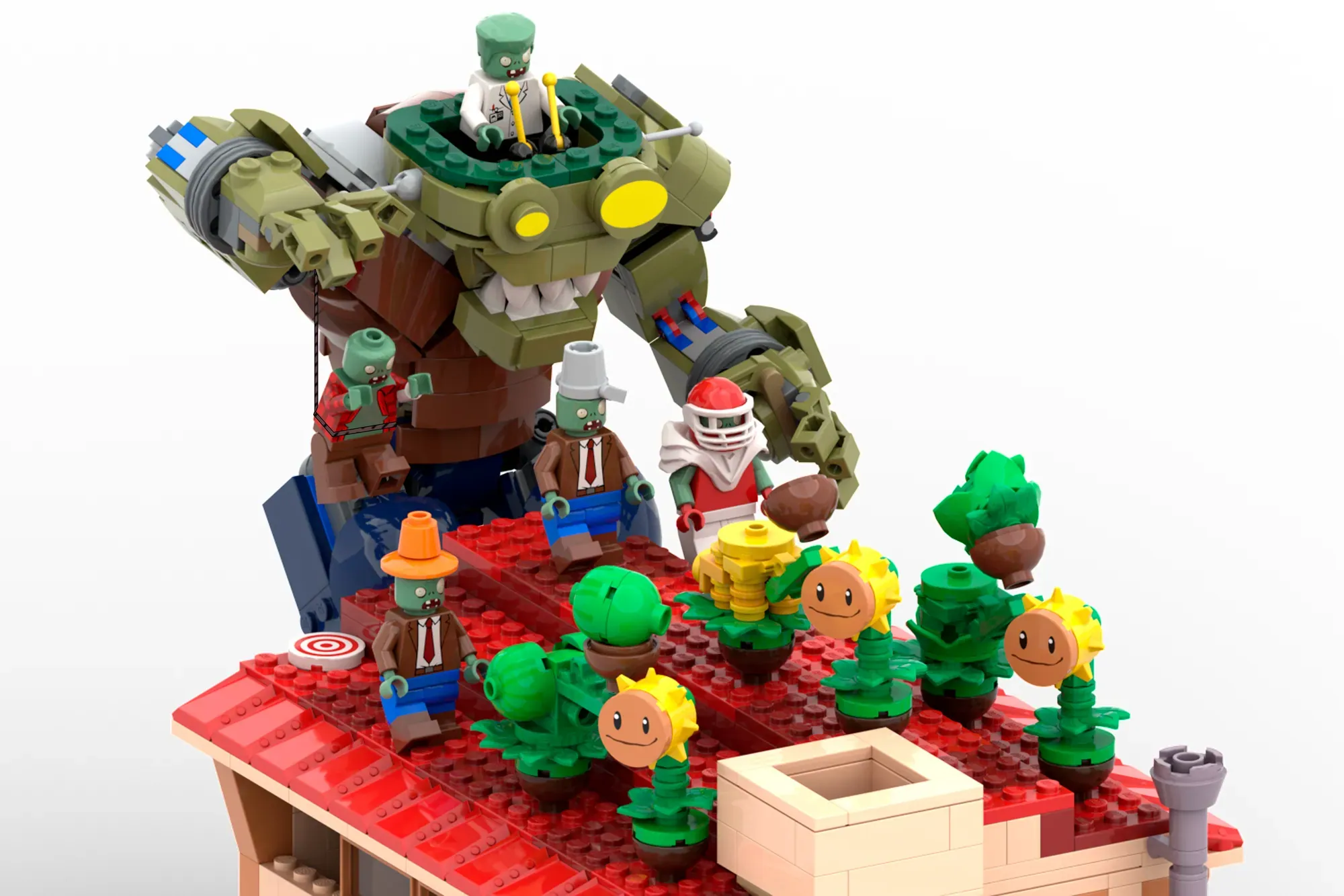 Plants vs. Zombies - Zombies on Your Lawn | LEGO® Ideas