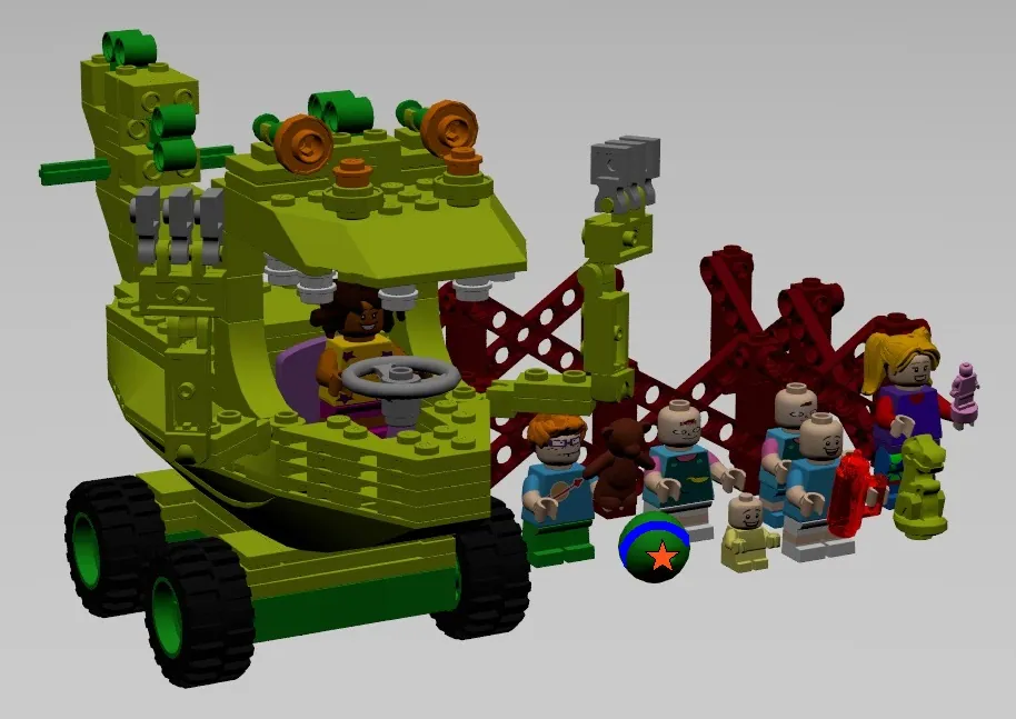 The Rugrats & Reptar Mobile | LEGO® Ideas