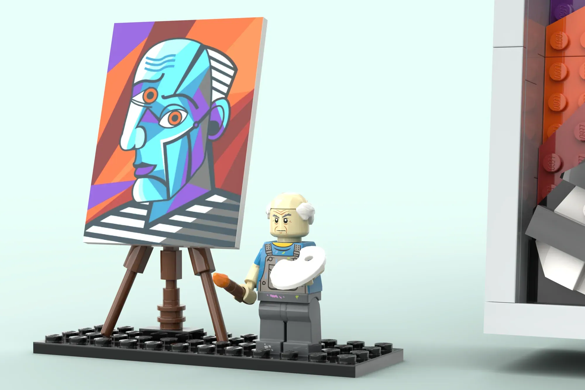 Pablo Picasso Cubism Art: Great Painter Face | LEGO® Ideas