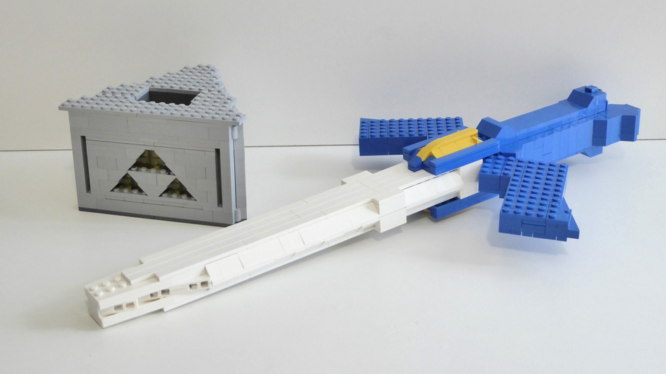 Master Sword In Pedestal Lego