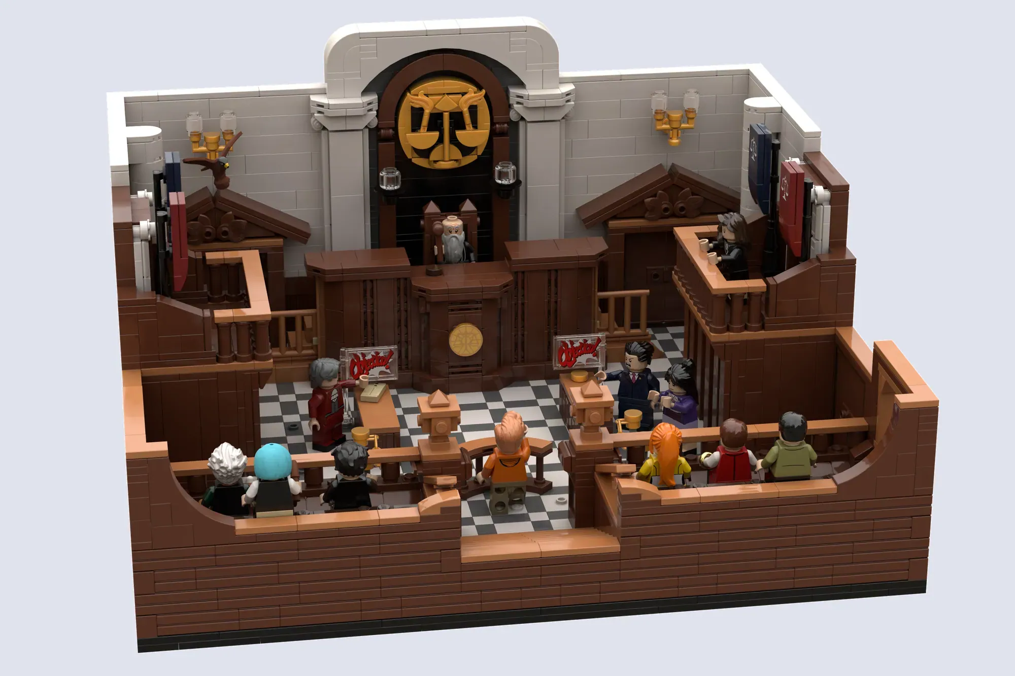 Apollo Justice: Ace Attorney Trilogy Courthouse | LEGO® Ideas
