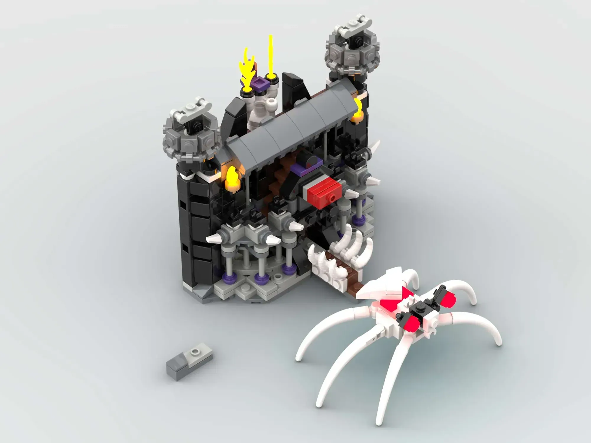 Ninjago Garmadon's Dark Fortress (Microscale) | LEGO® Ideas