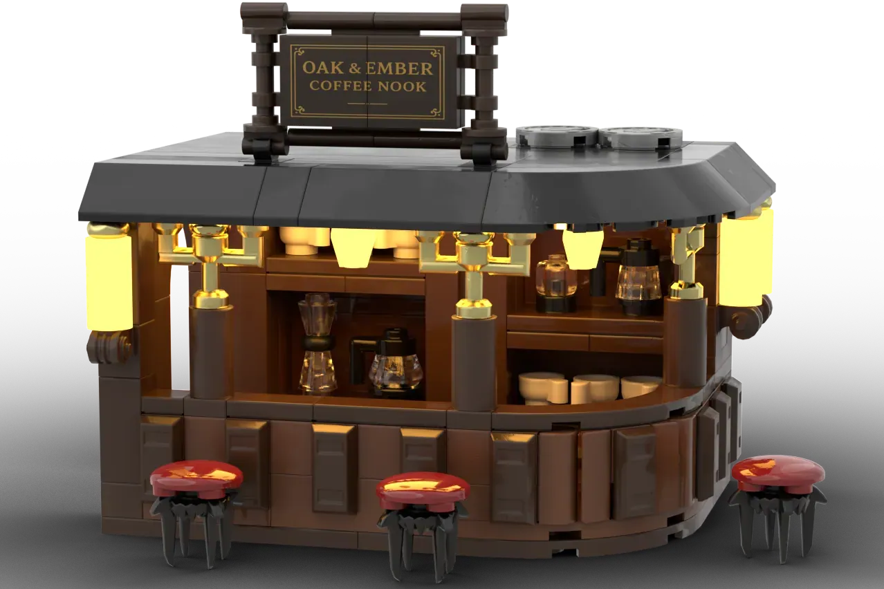 Oak & Ember Coffee Nook | LEGO® Ideas
