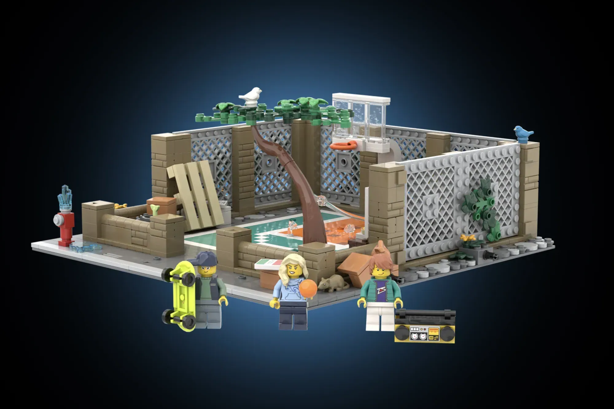Brickyard Basketball Court | LEGO® Ideas