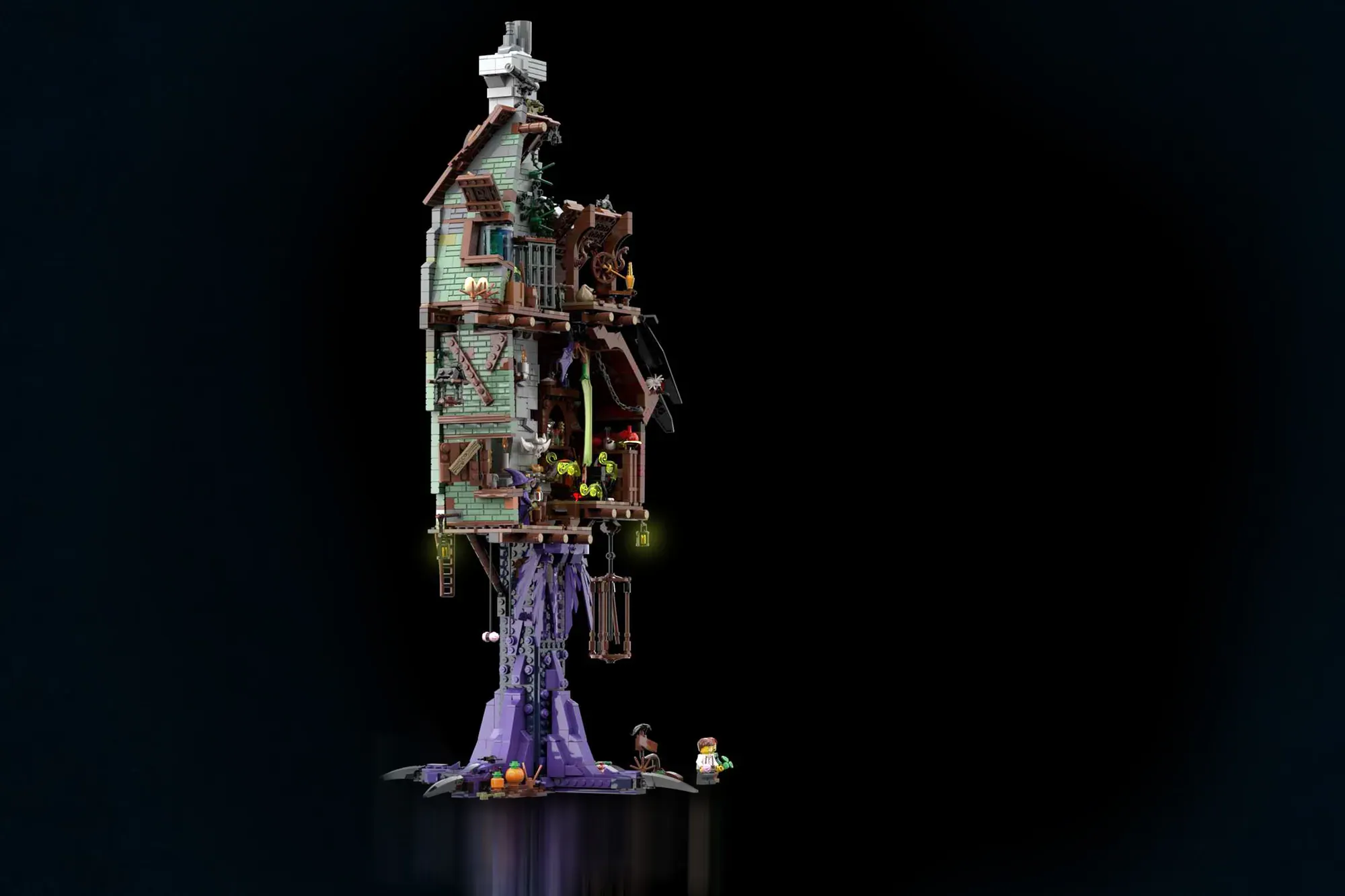 Baba Yaga`s Chicken Legged Hut With Hansel and Gretel | LEGO® Ideas