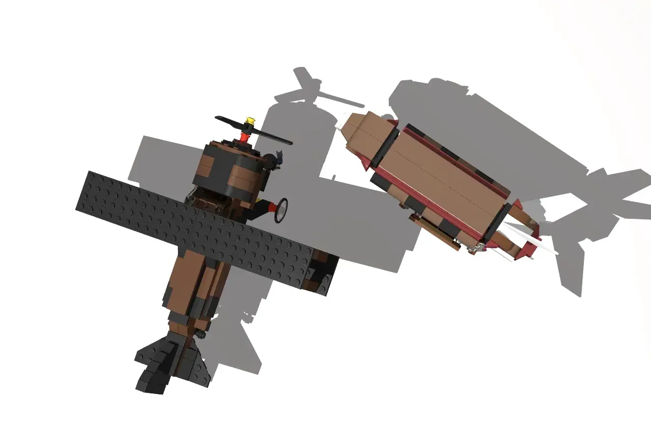 Old Blimp and Plane | LEGO® Ideas