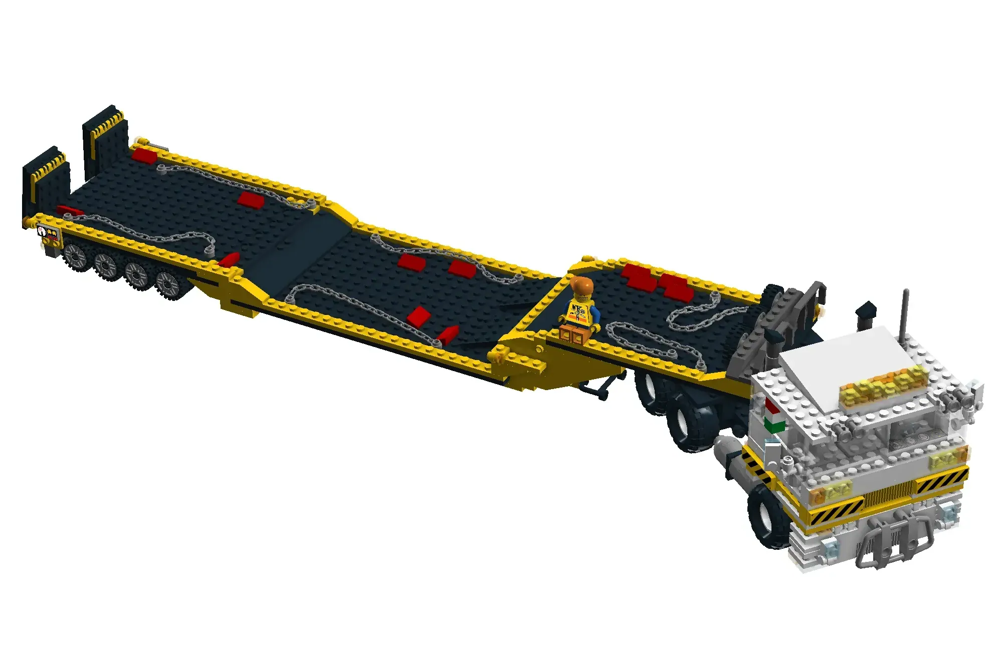 Heavy Trailer Truck / Road Construction | LEGO® Ideas