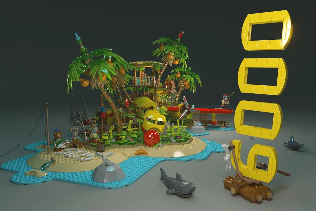 LEGO IDEAS - TaleSpin Seaduck Meeting Seagull