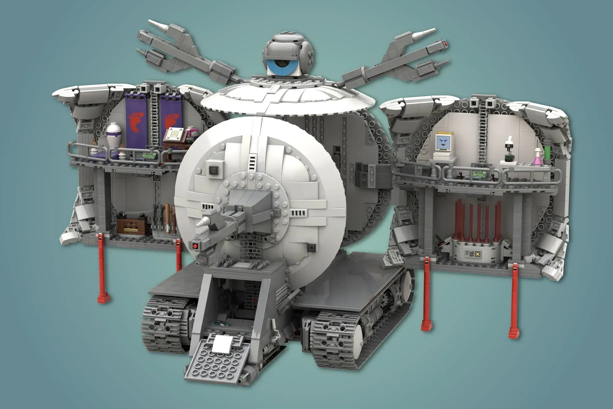 Teenage Mutant Ninja Turtles vs. The Technodrome | LEGO® Ideas