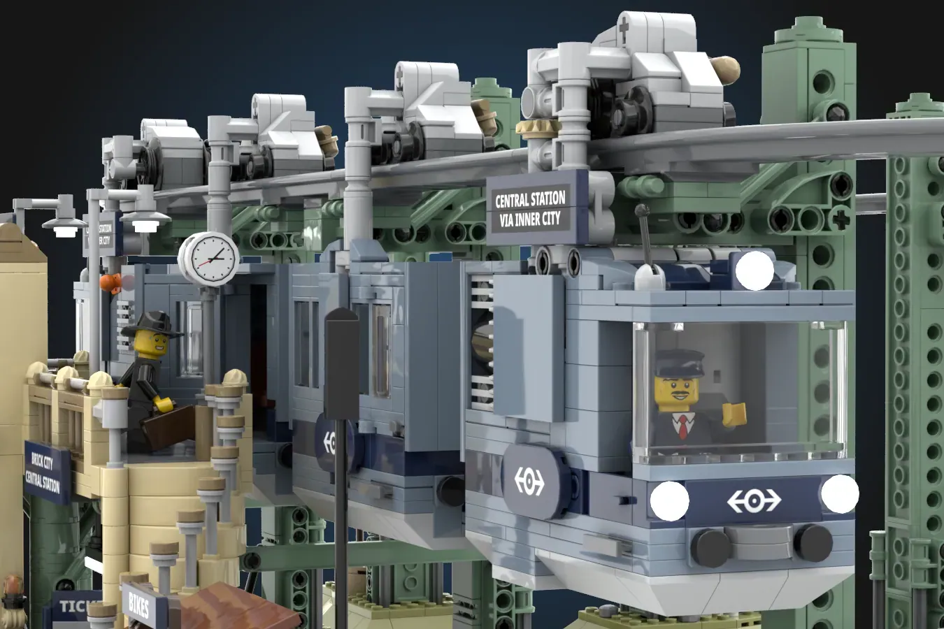 Working Suspension Railway | LEGO® Ideas
