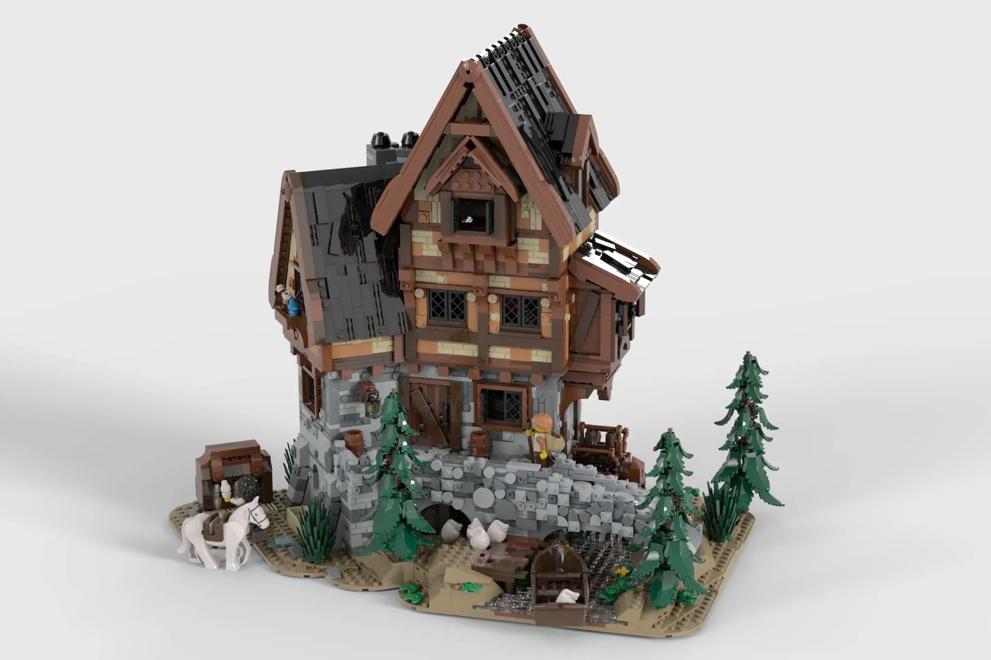 Medieval Watermill | LEGO® Ideas