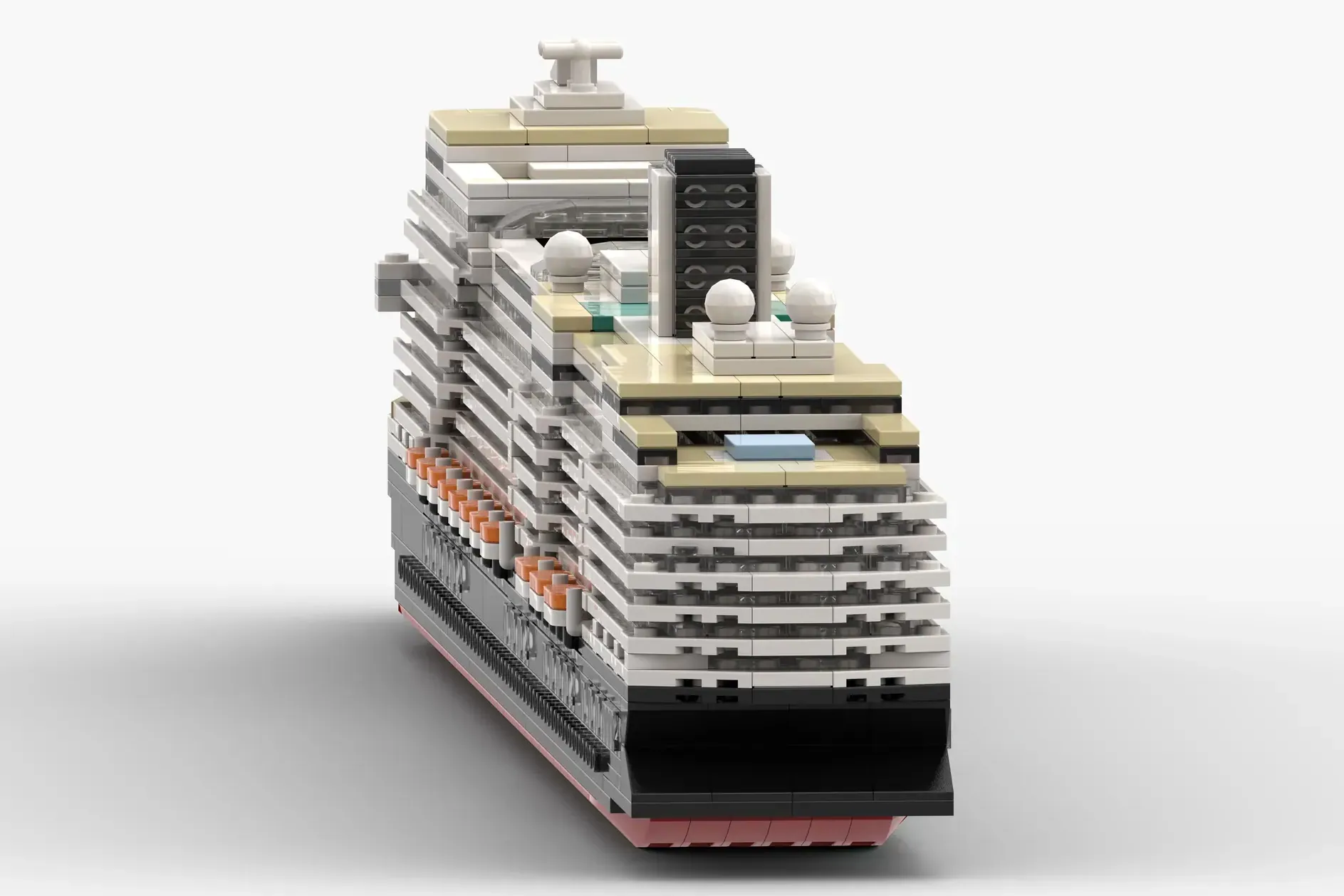 Holland America Line's Flagship MS Rotterdam 1:500 Scale | LEGO® Ideas