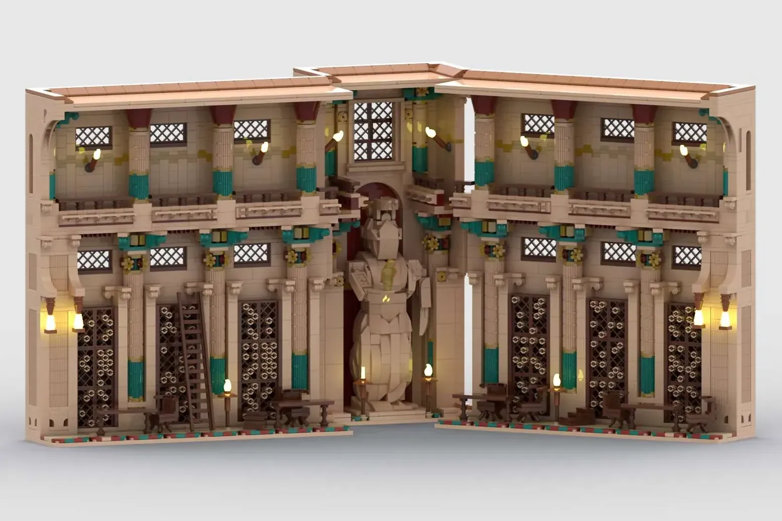 The Great Library of Alexandria Book Nook | LEGO® Ideas