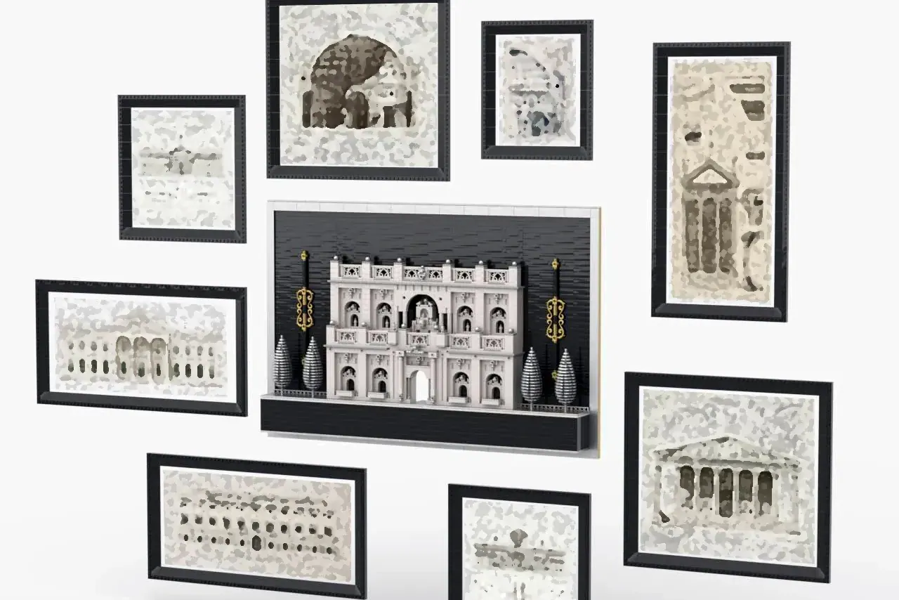 Classical Architecture Wall Frame | LEGO® Ideas