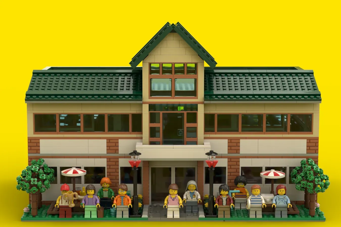 Modern High School | LEGO® Ideas