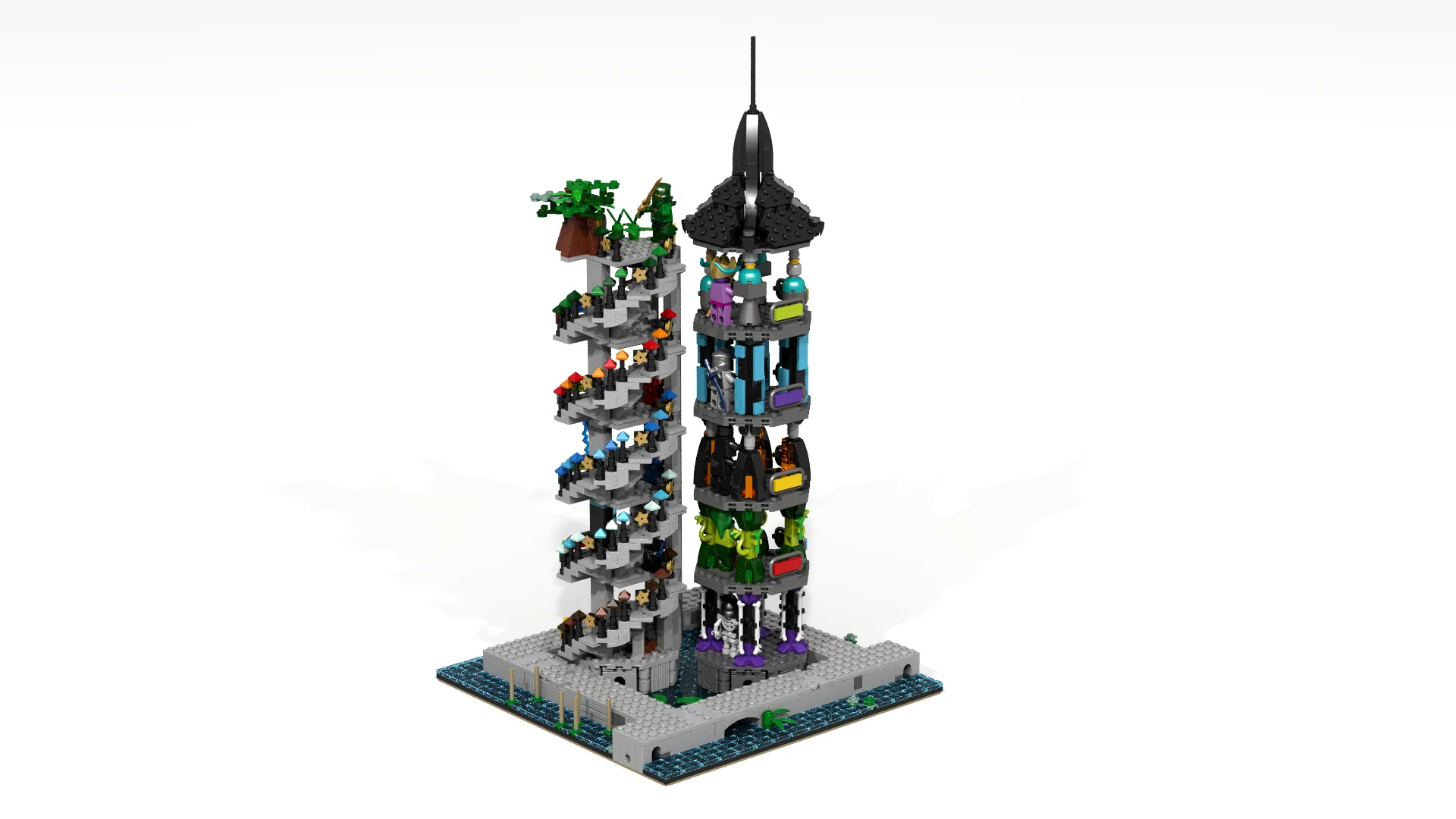 Spinjitzu Towers - Ninjago City Museum | LEGO® Ideas