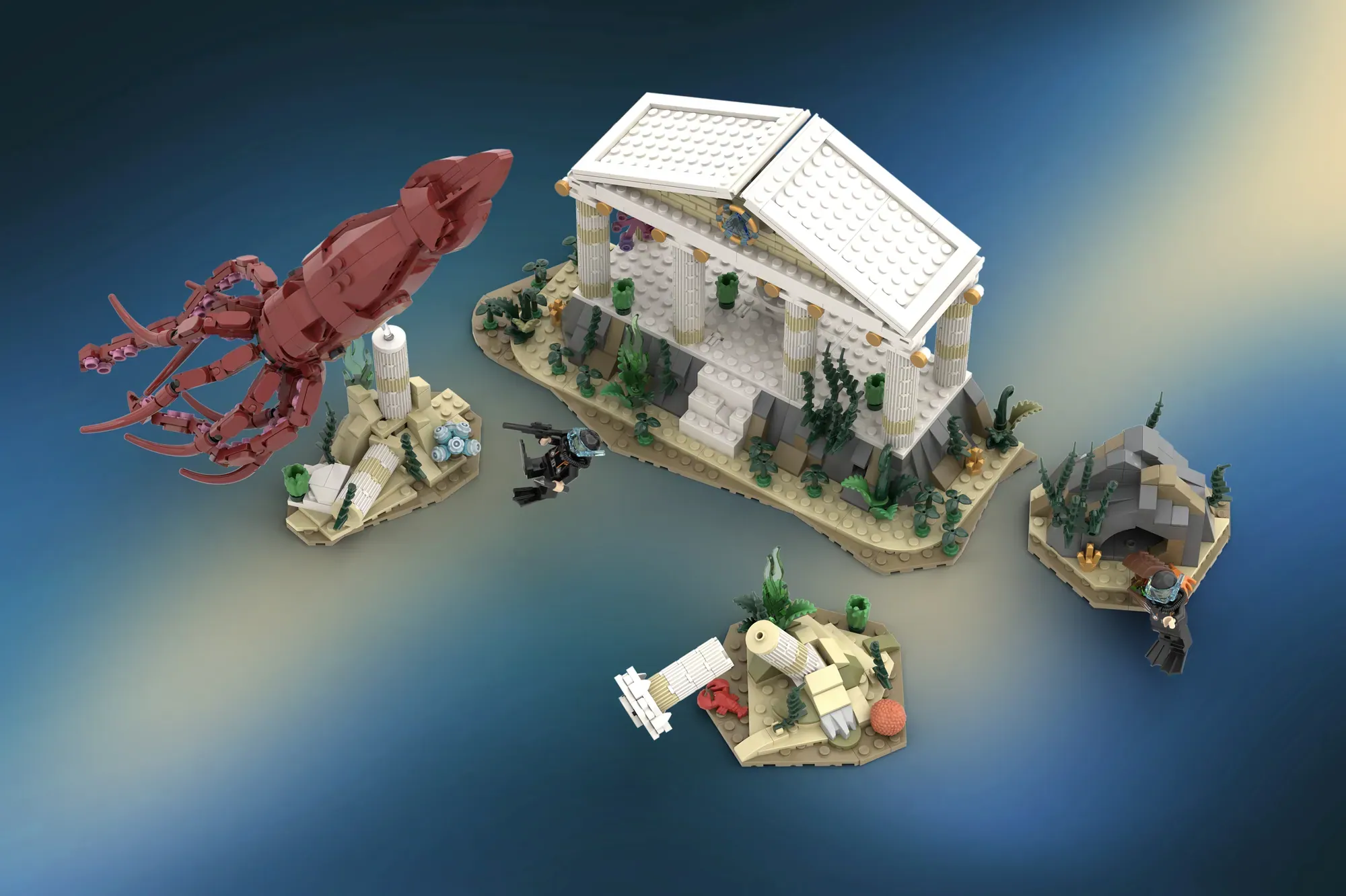 Poseidon’s Trident & the Guardian of the Sea | LEGO® Ideas