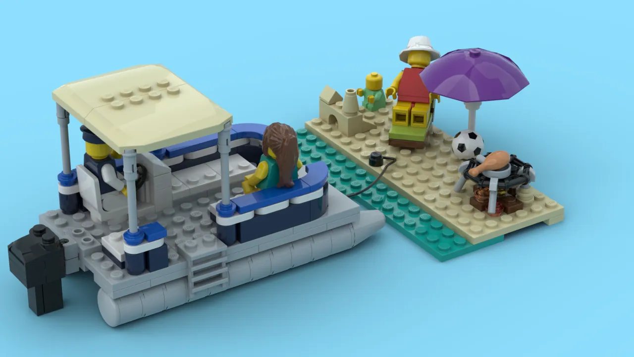 Pontoon Trip To The Beach | LEGO® Ideas