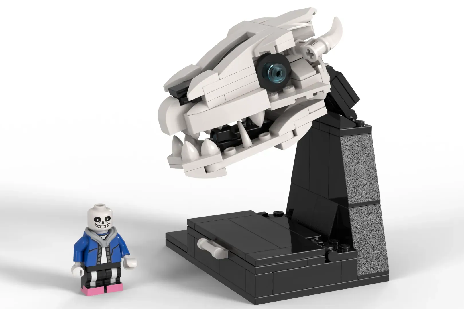 UNDERTALE - Gaster Blaster Display Model | LEGO® Ideas