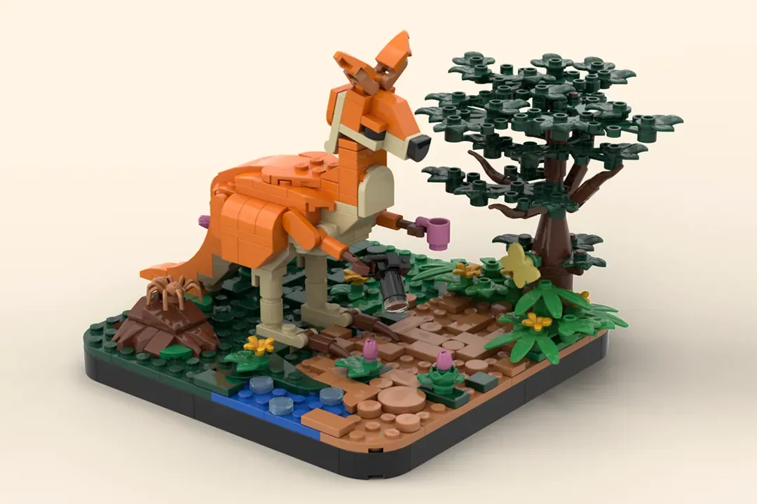 Kangaroo Display Habitat | LEGO® Ideas