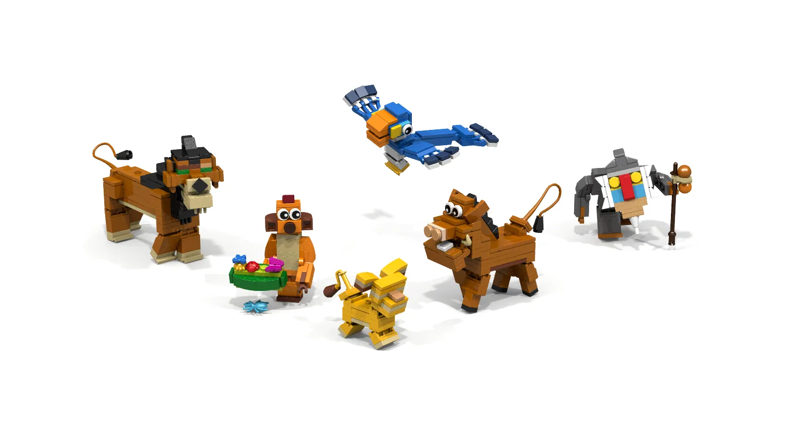 The Lion King Brickfigure Animals | LEGO® Ideas