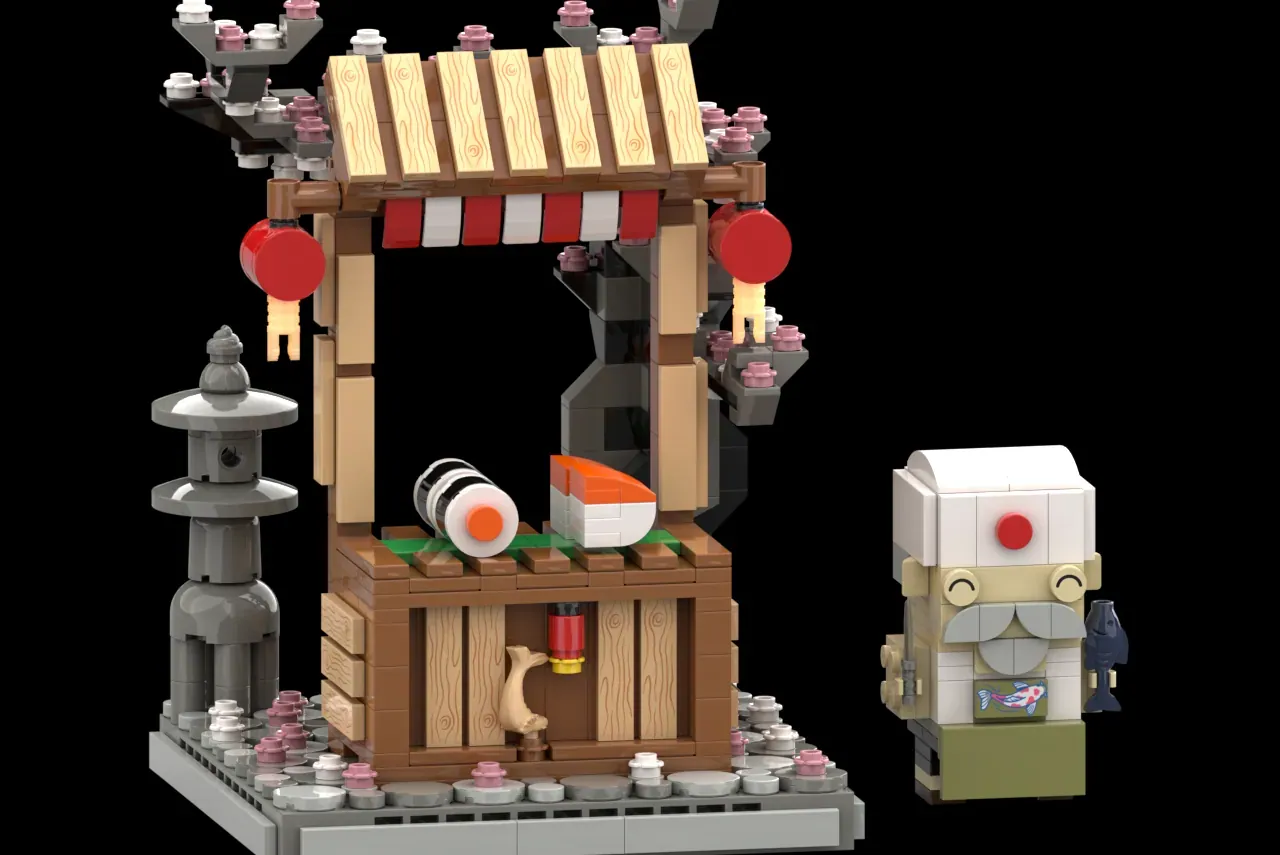 The Hidden Sushi Master’s Shop | LEGO® Ideas