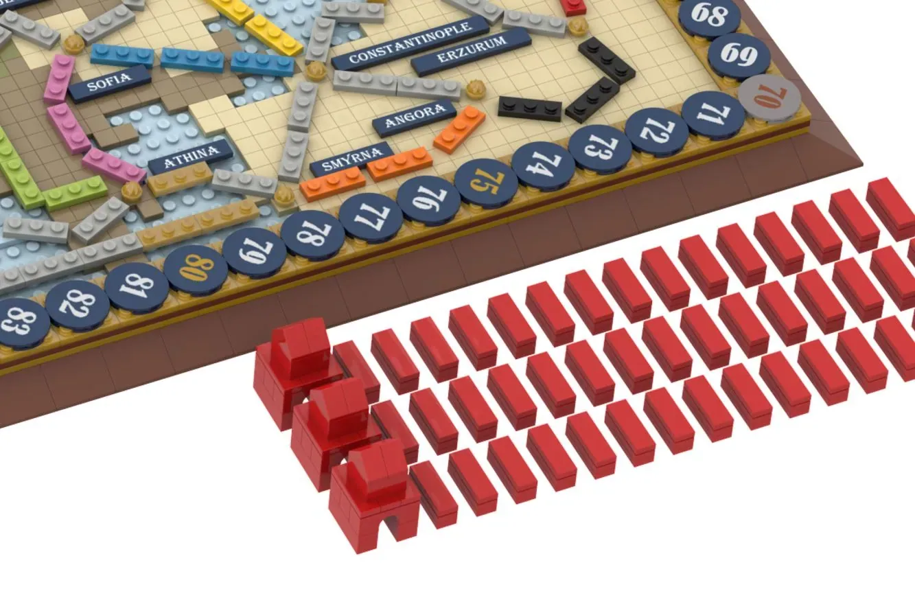 Ticket to Ride из Лего — Настольные игры: BoardGamer.ru
