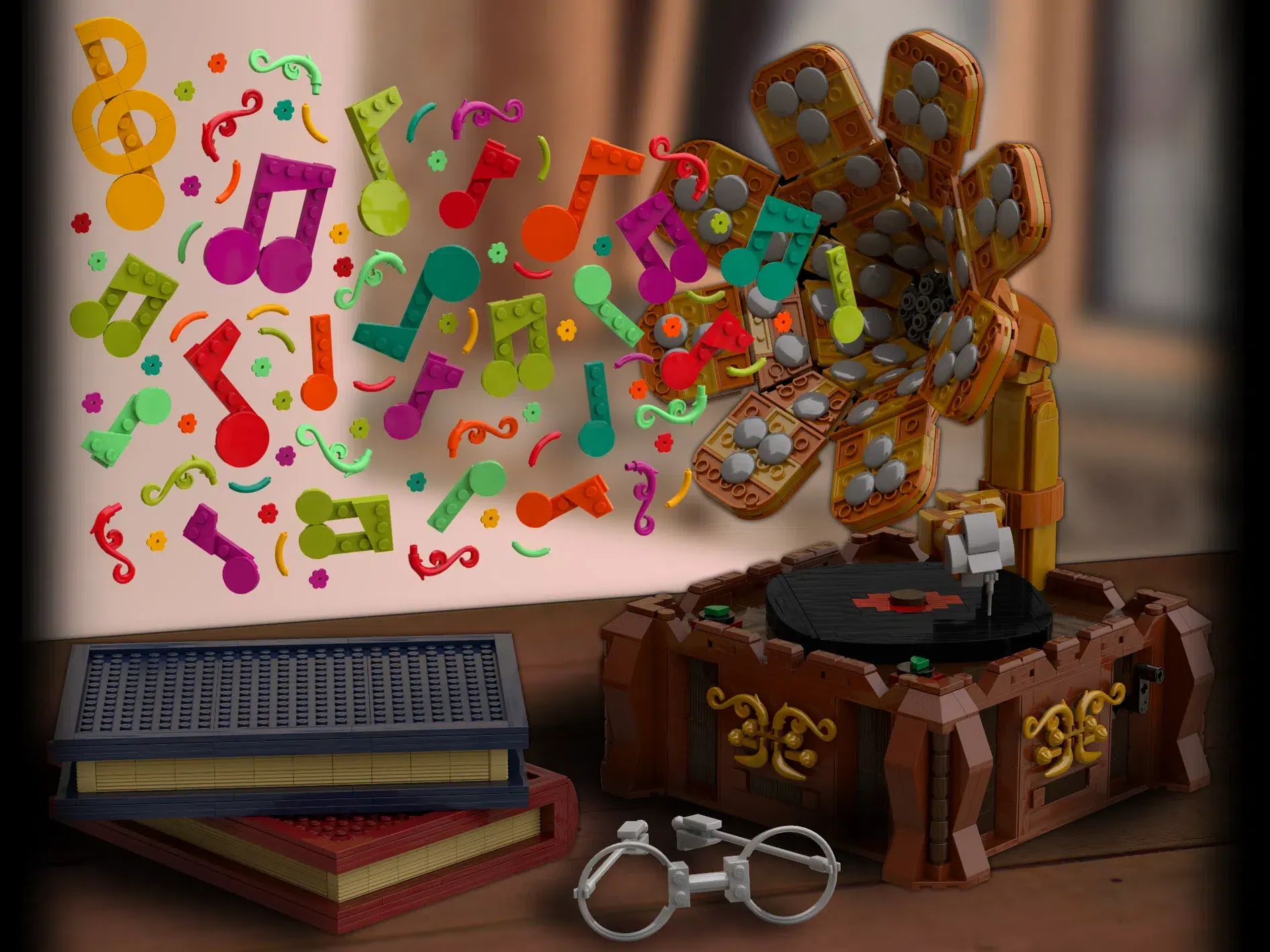 Retro: Gramophone, the Beauty of Music | LEGO® Ideas