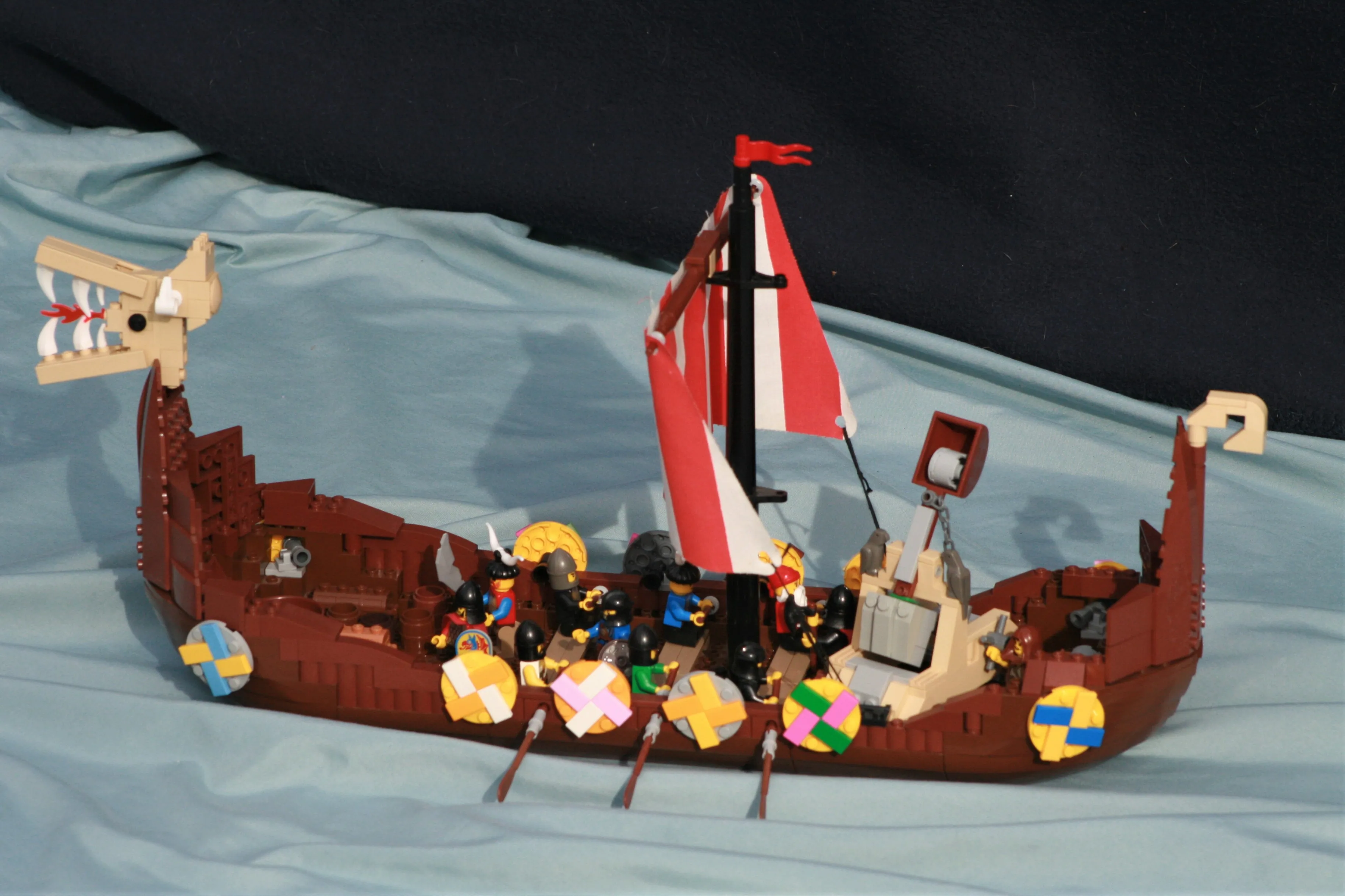 Viking Longship with Working Catapult | LEGO® Ideas