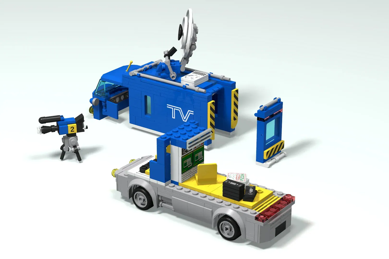 Mobile TV Studio - Modern Update | LEGO® Ideas