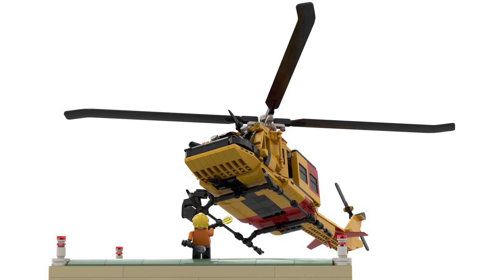 LEGO IDEAS - Bell CH-146 Griffon Canadian Search And Rescue Edition.