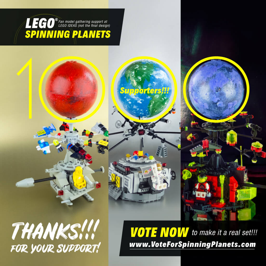 LEGO IDEAS - LEGO Spinning Planets