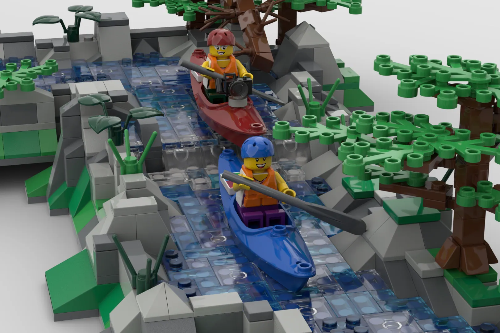 The Modular River for Kayaking | LEGO® Ideas