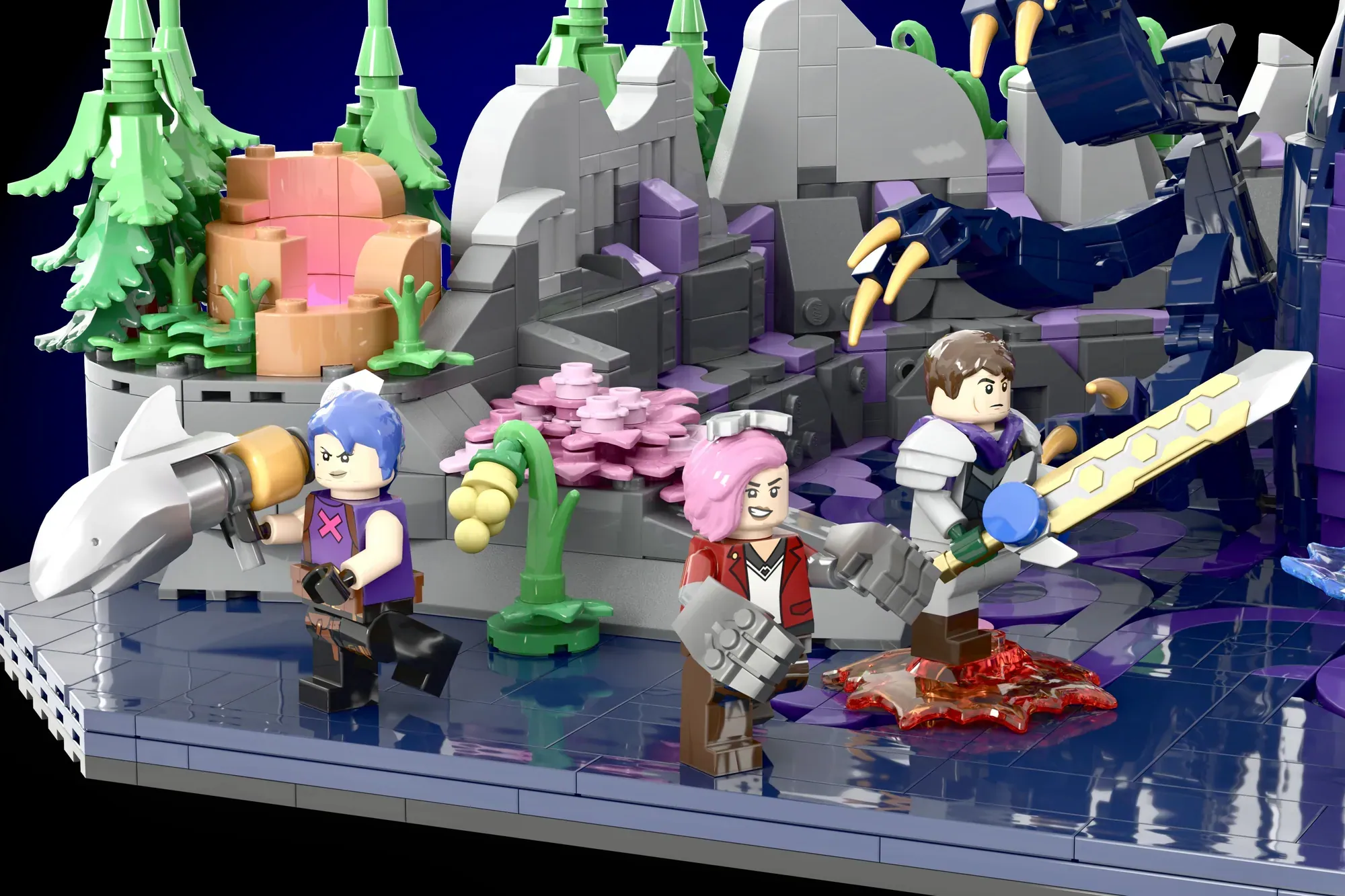 League of Legends: Baron Nashor Diorama | LEGO® Ideas