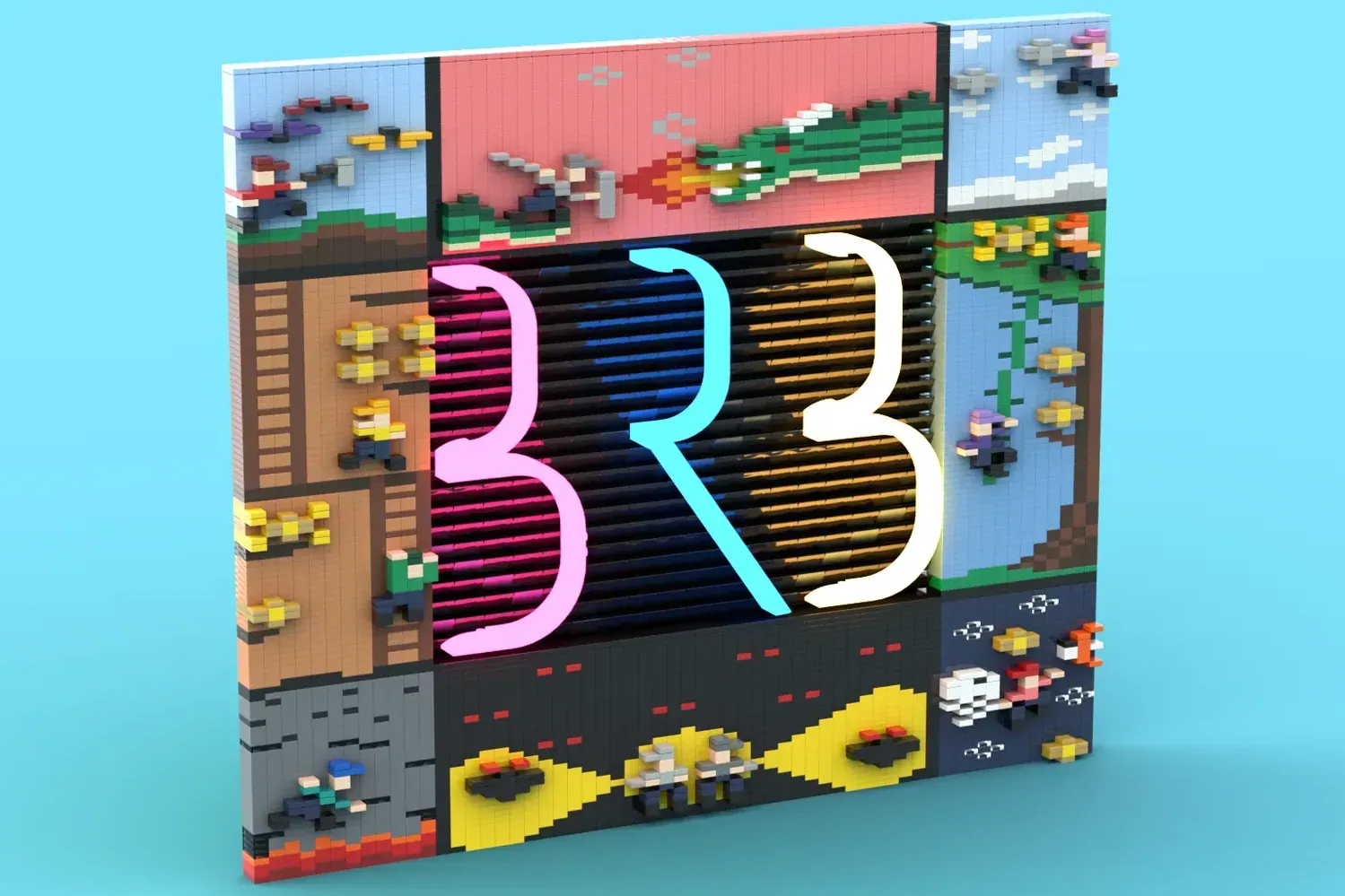 Retro Pixel Game BRB Sign | LEGO® Ideas