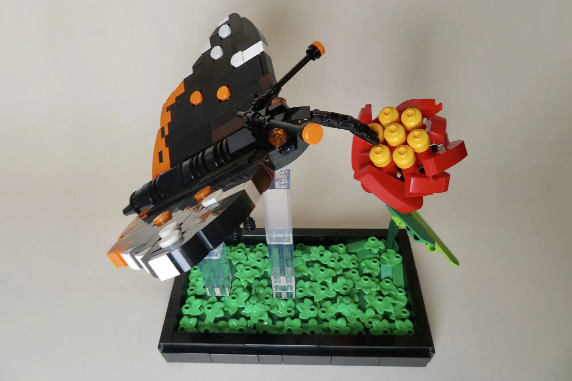 Butterfly Gathering Nectar on a Flower | LEGO® Ideas