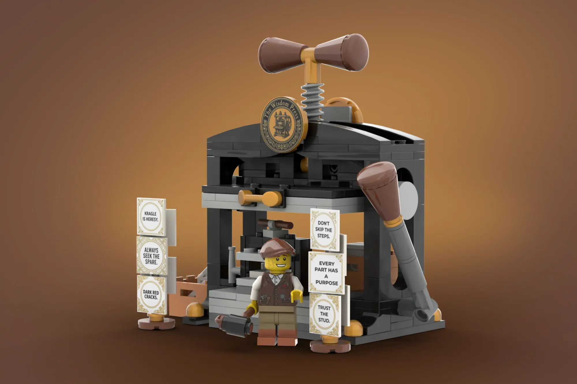 The Wisdom Press: Where Builder Wisdom Is Printed! | LEGO® Ideas