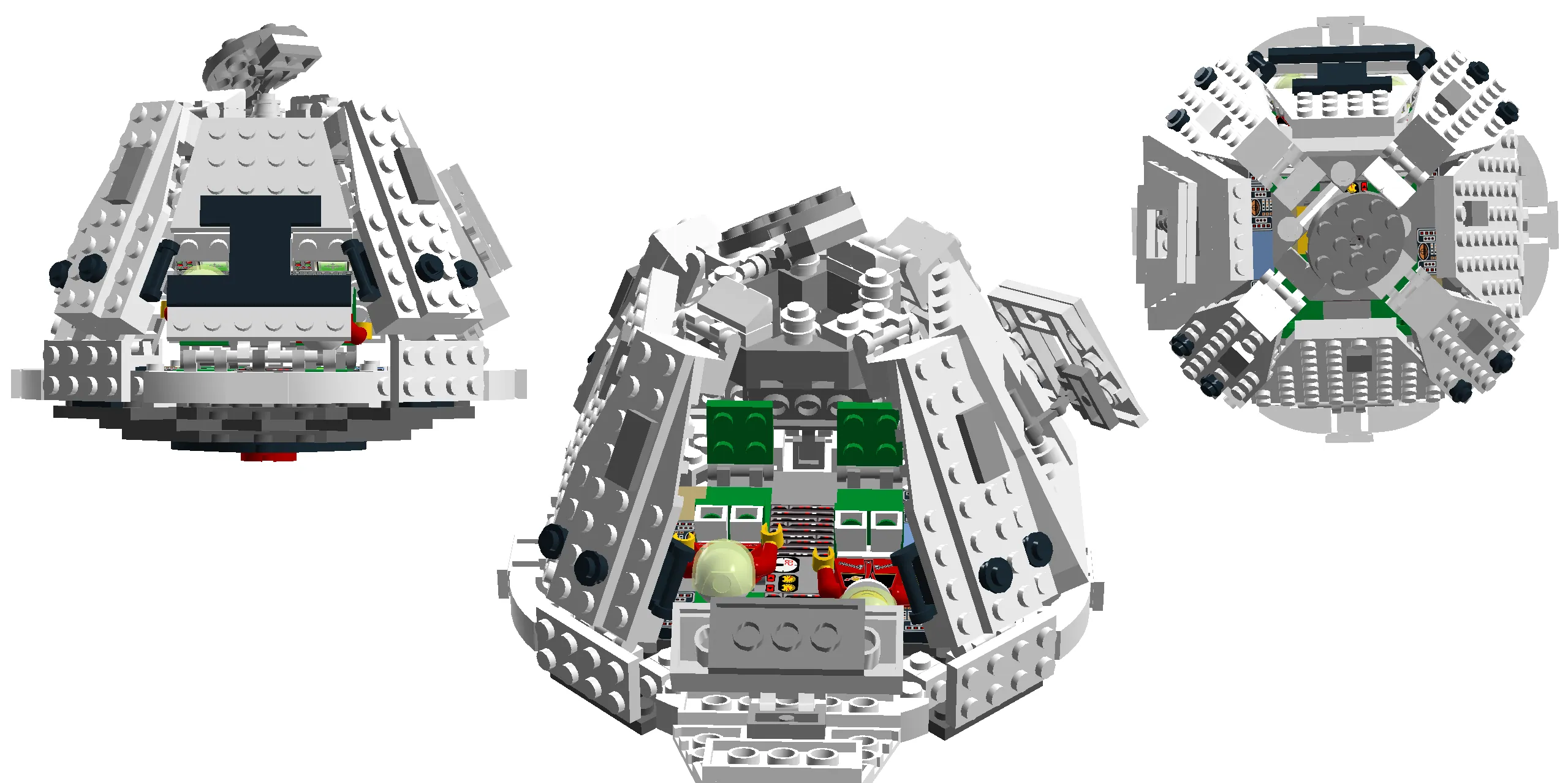 Orion Mnifig Scale Capsule and Service Module | LEGO® Ideas