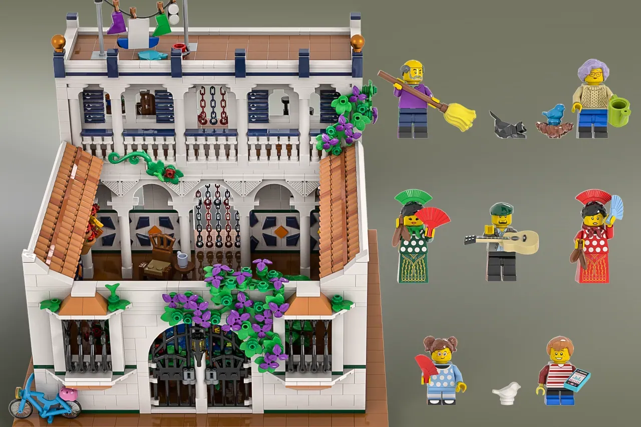Andalusian Patio: The Flamenco Dancers. | LEGO® Ideas