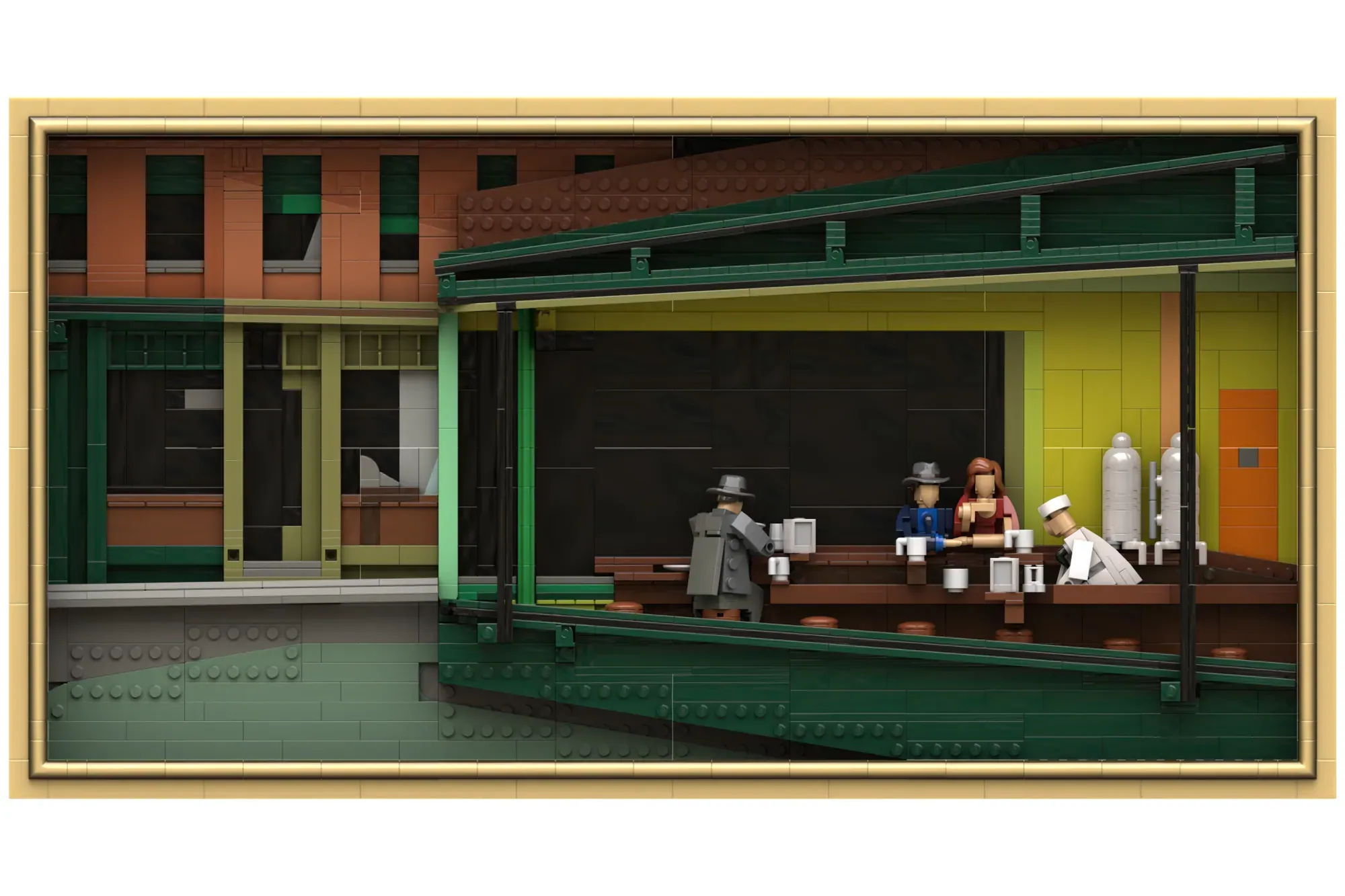 Nighthawks - Edward Hopper | LEGO® Ideas