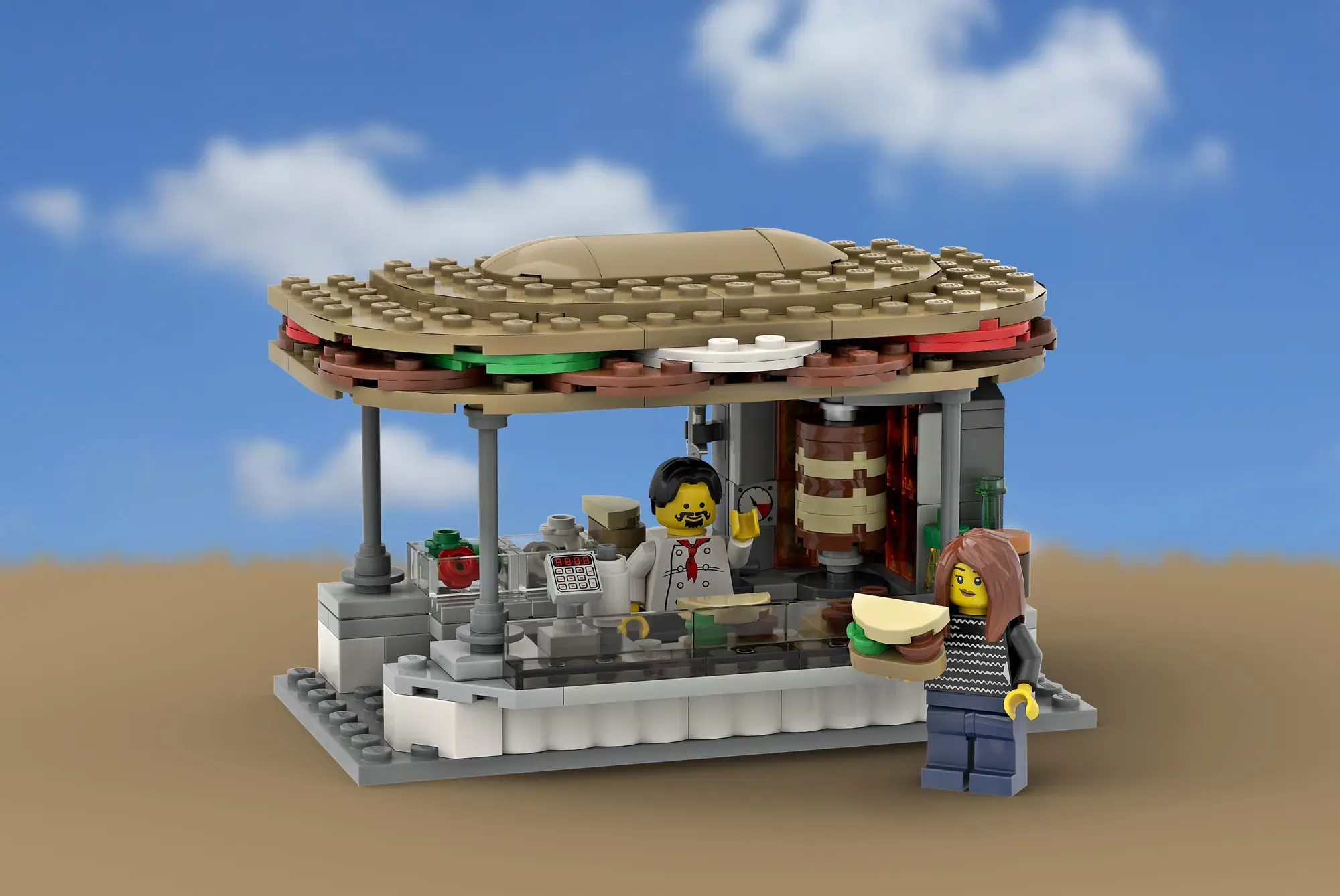 Doner Kebab With Everything | LEGO® Ideas
