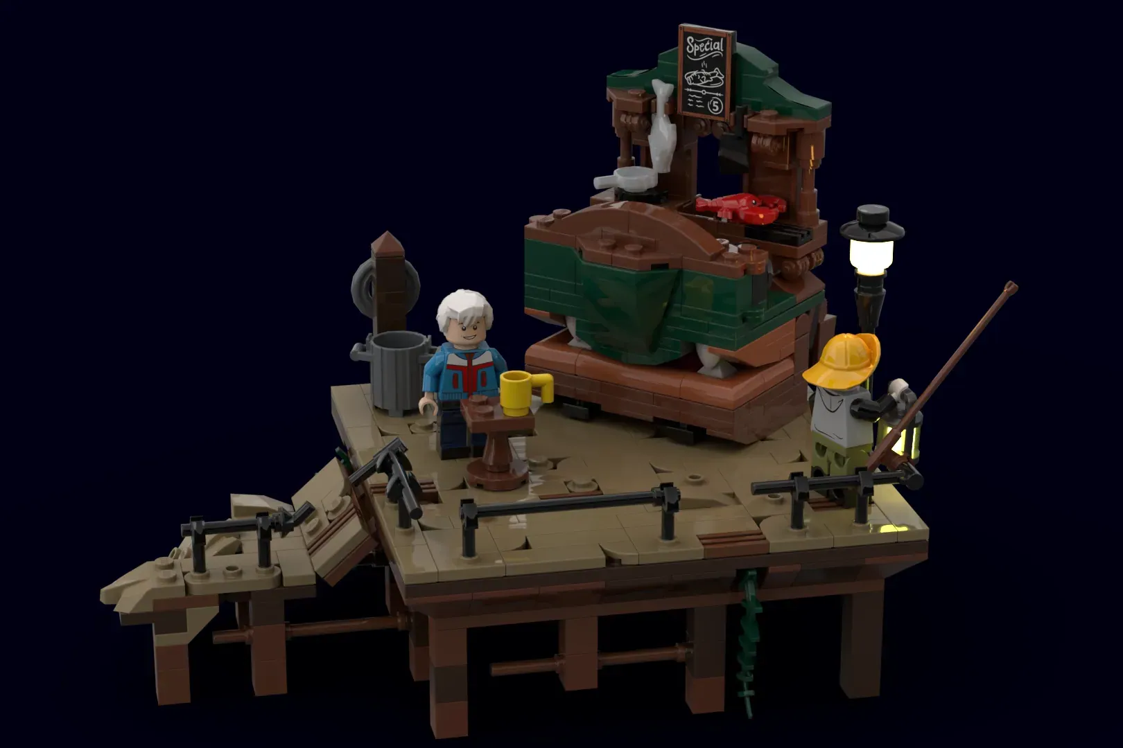 Hubert´s Haunted Fish Shack | LEGO® Ideas
