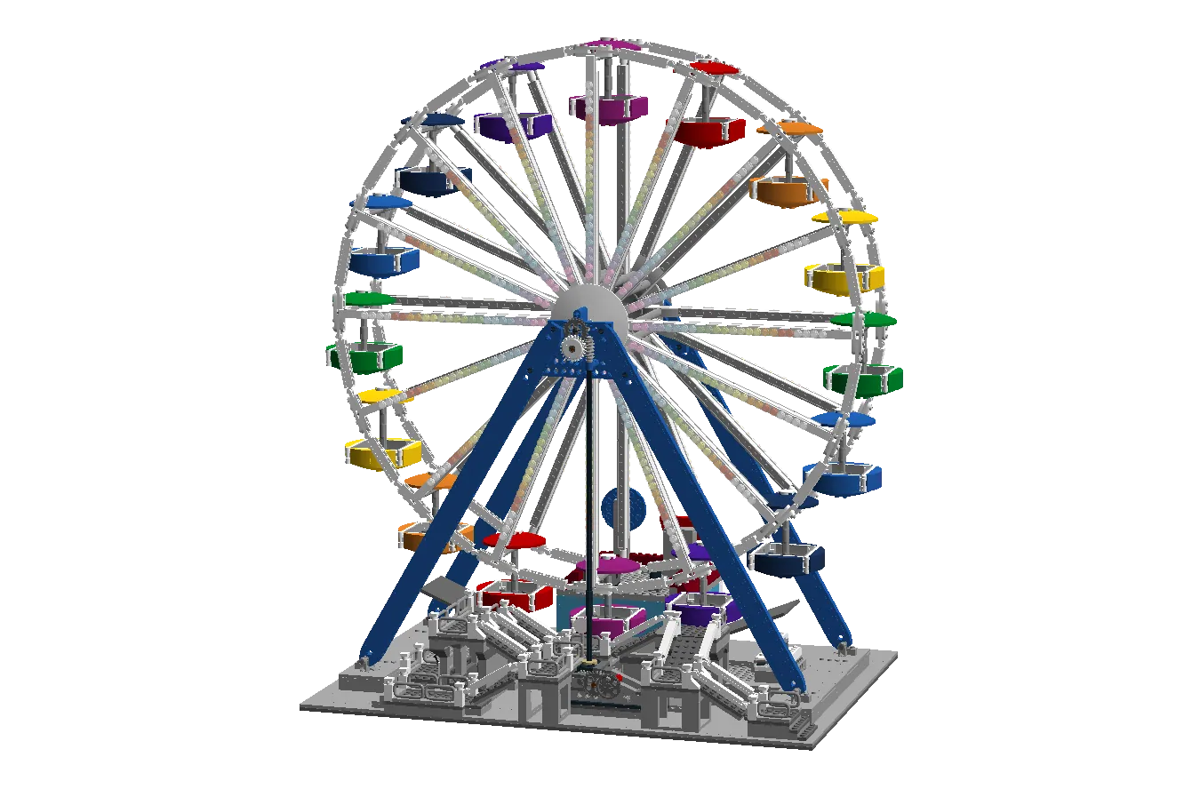 Ferris Wheel With Moving Bucket Challenge Game | LEGO® Ideas