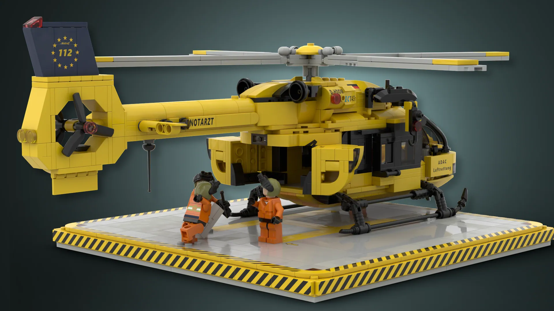 Airbus EC-145 T2 ADAC Edition. | LEGO® Ideas