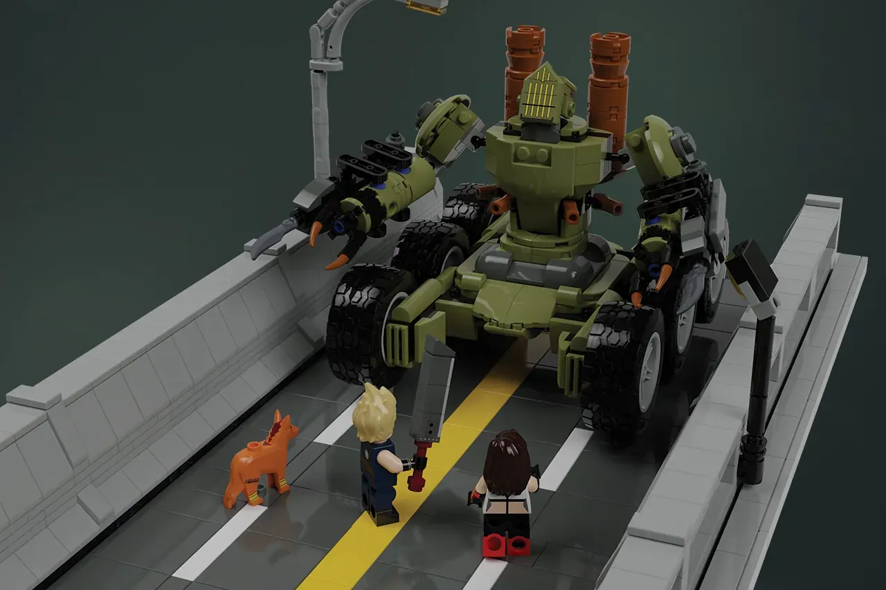 Final Fantasy VII: Midgar Expressway Chase | LEGO® Ideas