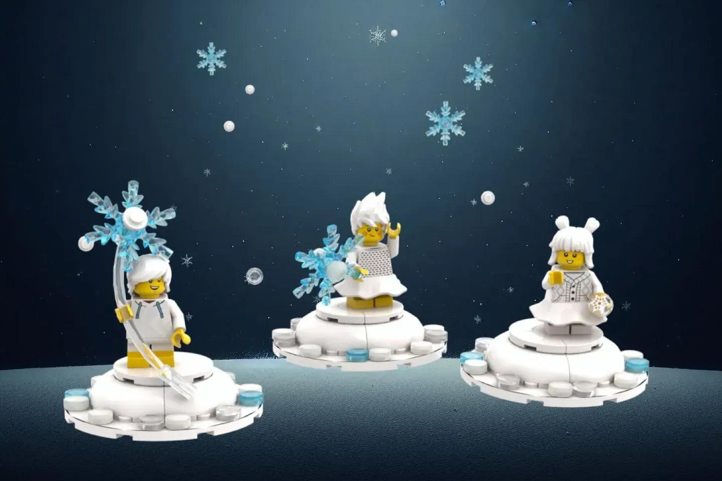 Little Snowflakes Gone Travelling - Ornament Set | LEGO® Ideas